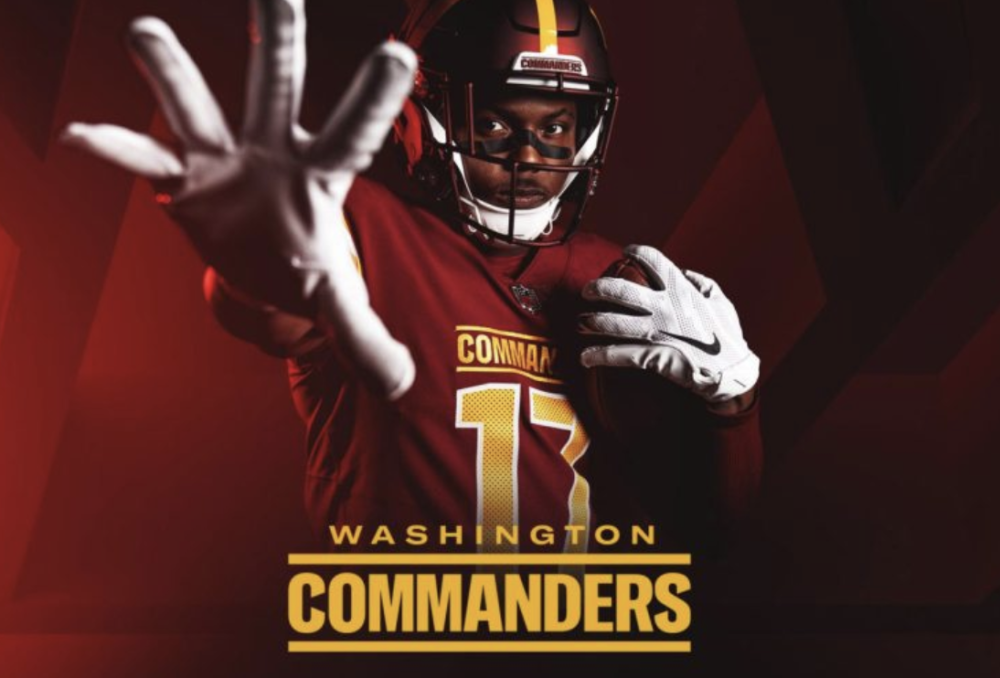 And here come the new and improved Washington Commanders throwing into ...