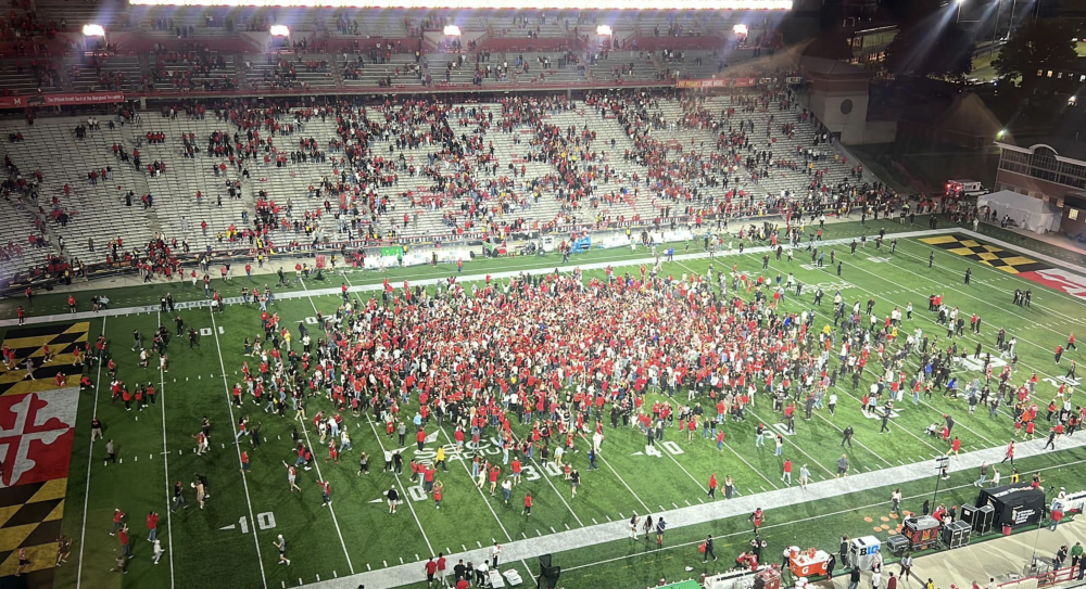 When storming the field is the only controversy in College Park ...