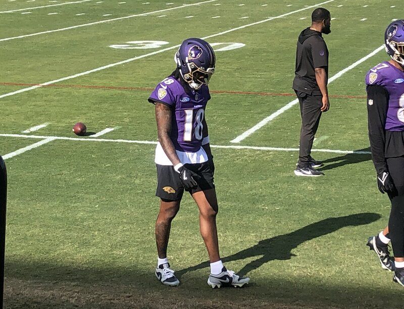 Ravens suspend wide receiver Diontae Johnson one game for refusing to ...