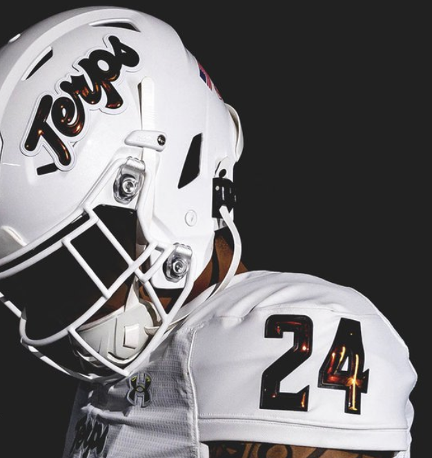 Didn’t those Terps numbers and letters glow look like a mood ring ...